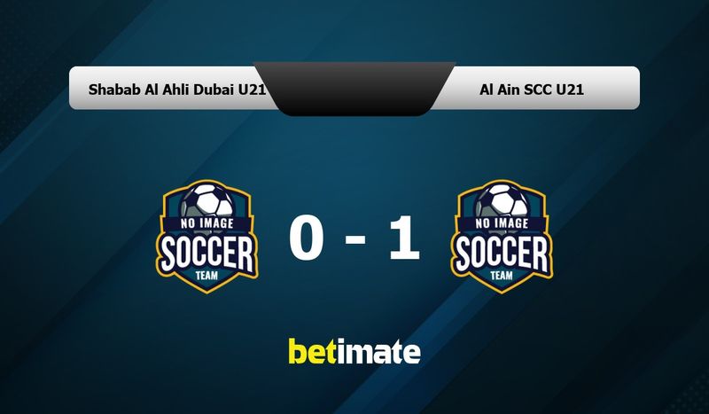 Shabab Al Ahli Dubai U21 vs Al Ain SCC U21 Prediction, Odds & Betting ...
