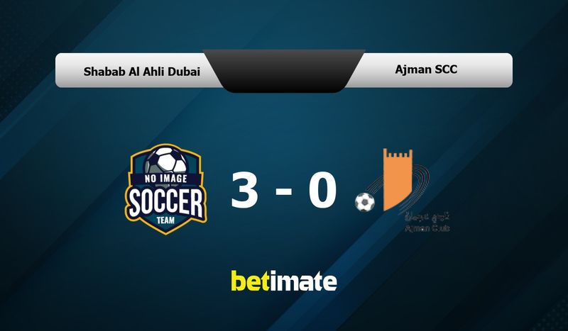 Shabab Al Ahli Dubai vs Ajman SCC Prediction, Odds & Betting Tips 01/15 ...