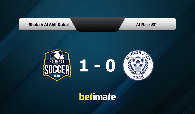 Shabab Al Ahli Dubai vs Al Nasr SC Prediction, Odds & Betting Tips 11 ...