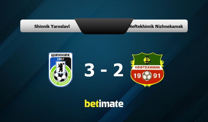 Shinnik Yaroslavl vs Neftekhimik Nizhnekamsk Prediction, Odds & Betting ...