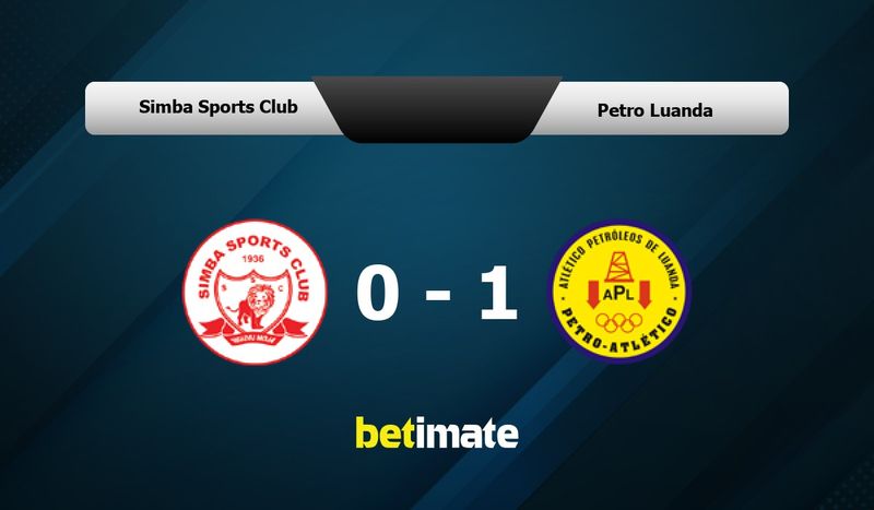 Simba Sports Club vs Petro Luanda Prediction, Odds & Betting Tips 11/23 ...