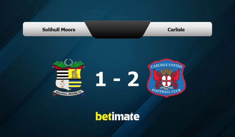 Solihull Moors vs Carlisle Prediction, Odds & Betting Tips 01/17/2026
