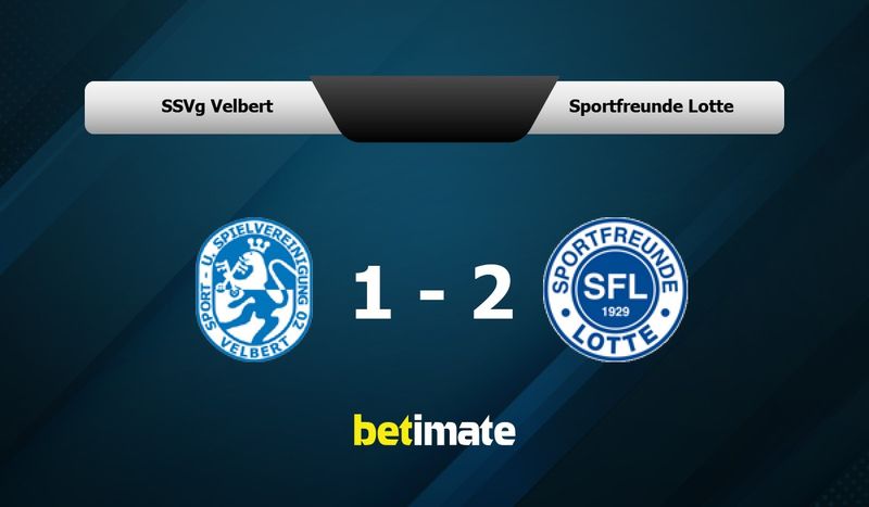 SSVg Velbert vs Sportfreunde Lotte Prediction, Odds & Betting Tips 01 ...