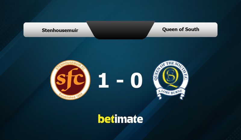 Stenhousemuir contre Queen of South : pronostics, cotes et conseils de ...
