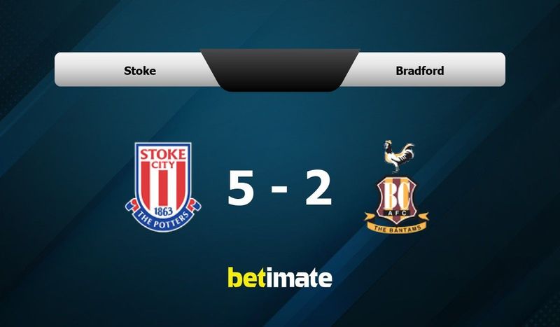 Pronostic, cotes et conseils de paris Stoke vs Bradford (26/08/2025)