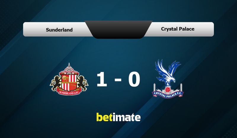 Sunderland vs Crystal Palace Prediction, Odds & Betting Tips 01/17/2026