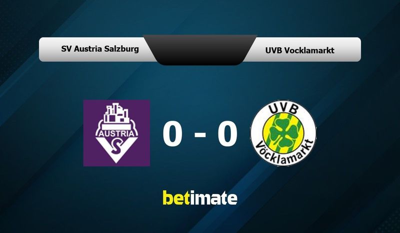 SV Austria Salzburgo vs UVB Vocklamarkt: Pronóstico, cuotas y consejos ...