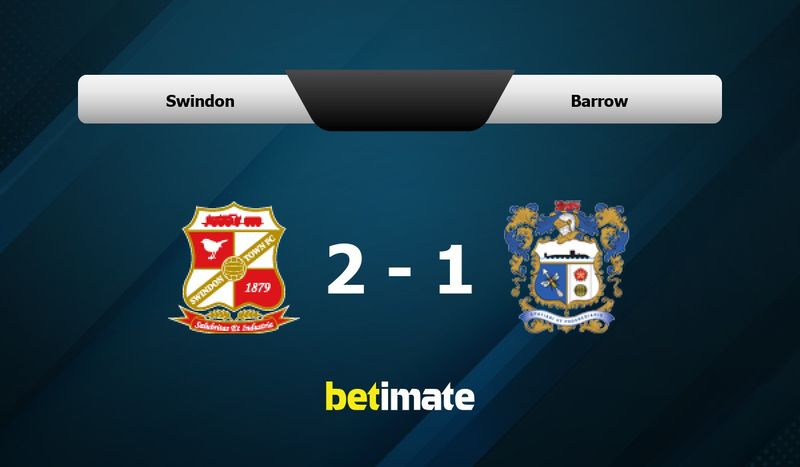 Swindon vs Barrow Prediction, Odds & Betting Tips 01/31/2026
