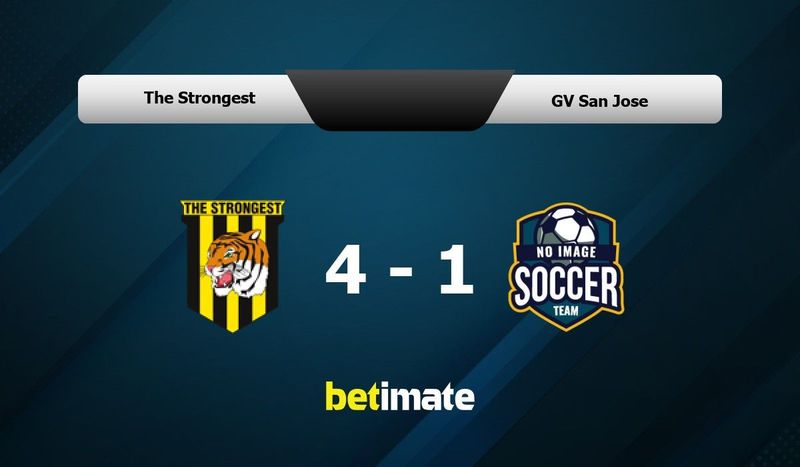 Palpite, probabilidades e dicas de apostas para The Strongest x GV San ...