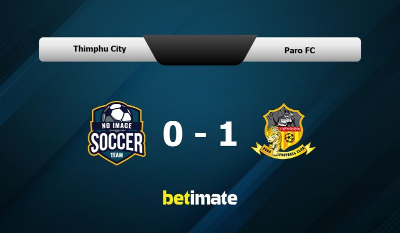 Thimphu City vs Paro FC Prediction, Odds & Betting Tips 10/20/2025