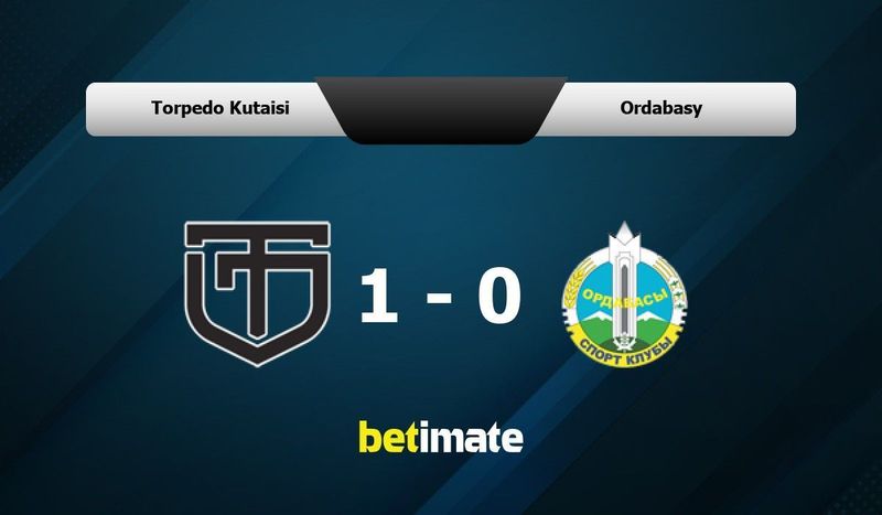 Torpedo Kutaisi vs Ordabasy Prediction, Odds & Betting Tips 07/10/2025