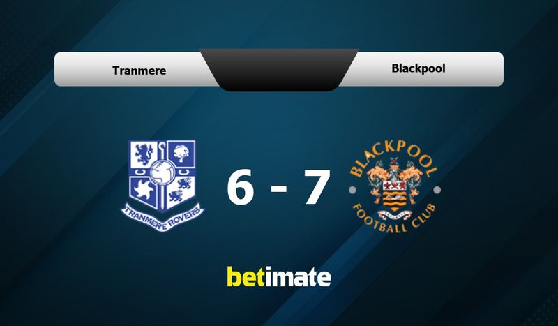 Tranmere vs Blackpool Prediction, Odds & Betting Tips 11/11/2025