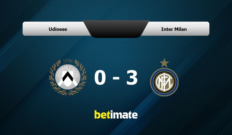 Udinese vs Inter Milan Prediction, Odds & Betting Tips 01/17/2026
