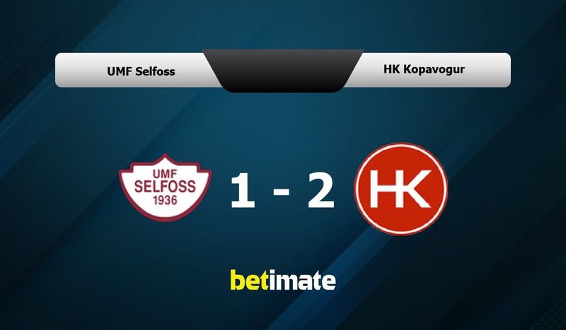 UMF Selfoss vs HK Kopavogur Prédiction, cotes et conseils de paris 13 ...