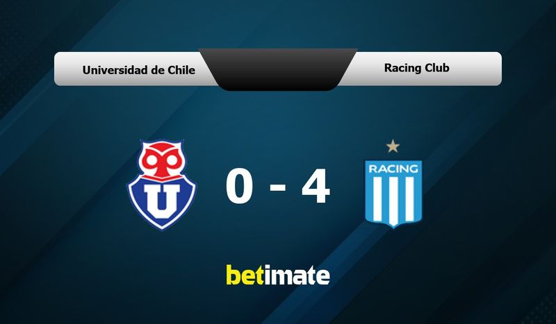 Universidad de Chile vs Racing Club Prediction, Odds & Betting Tips 01 ...