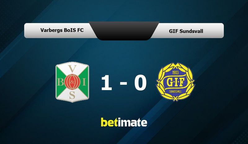 Varbergs BoIS FC vs GIF Sundsvall Prédiction, cotes et conseils de ...