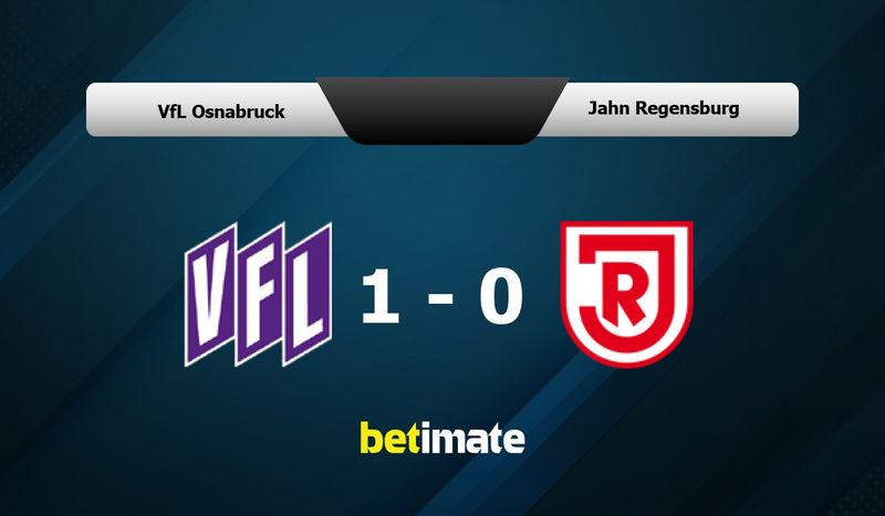 VfL Osnabrück vs. Jahn Regensburg – Vorhersage, Quoten & Wett-Tipps 01. ...