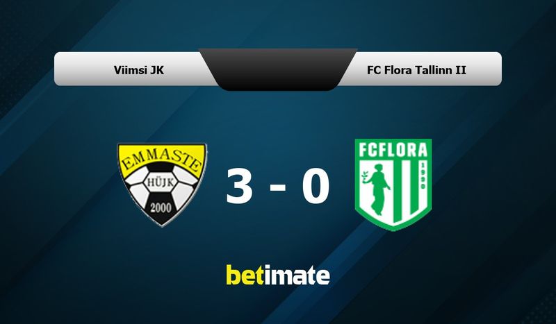 Viimsi JK vs FC Flora Tallinn II Prediction, Odds & Betting Tips 03/06/2026