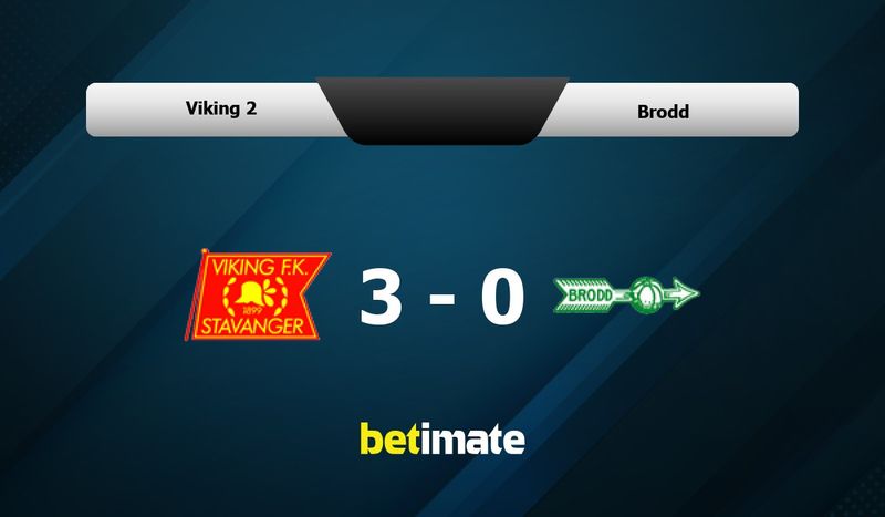Viking 2 vs Brodd Prediction, Odds & Betting Tips 05/31/2026