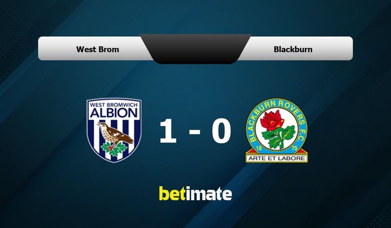 Pronóstico, cuotas y pronósticos del West Brom vs. Blackburn (08/09/2025)