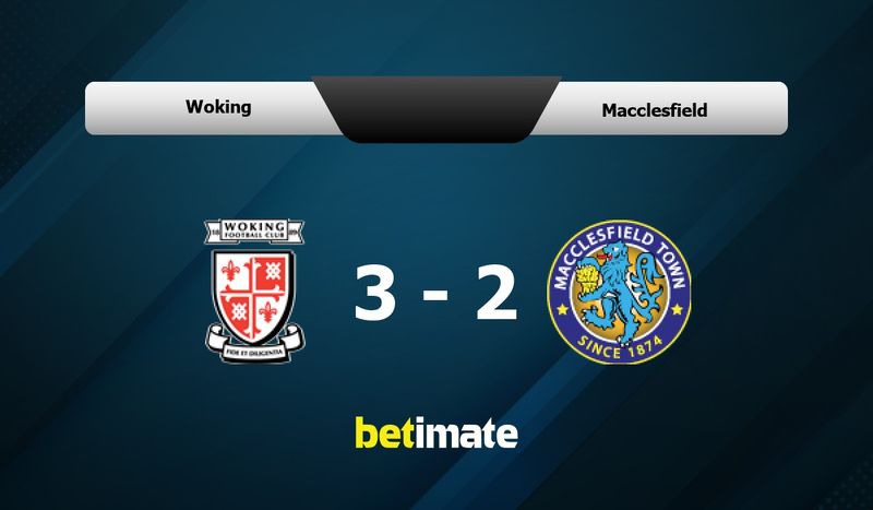 Woking vs Macclesfield Prediction, Odds & Betting Tips 01/13/2026