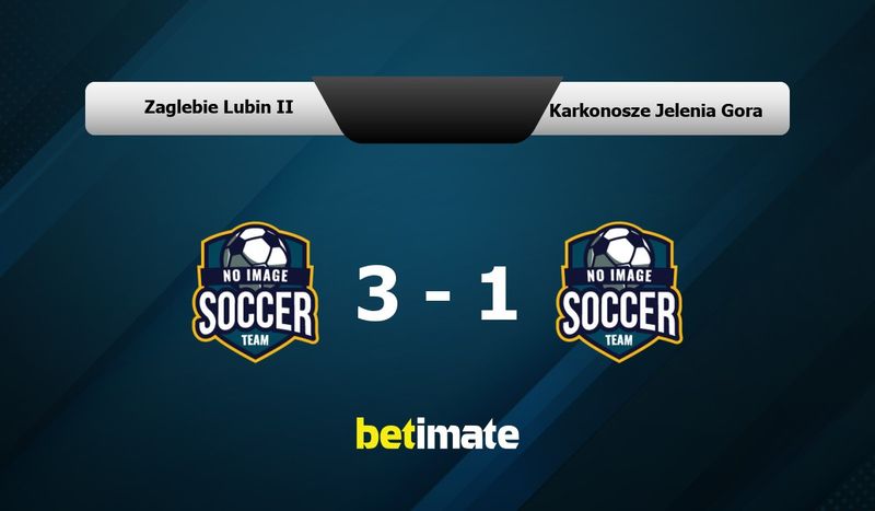 Zaglebie Lubin II vs Karkonosze Jelenia Gora Prediction, Odds & Betting ...