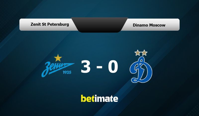 Zenit St Petersburg vs Dinamo Moscow Prediction, Odds & Betting Tips 11/05/2025